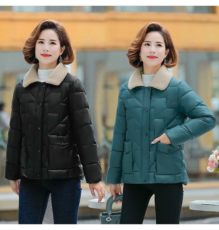 할머니패딩자켓 경량 점퍼 빅사이즈 80대선물 카라넥 H17 티몬