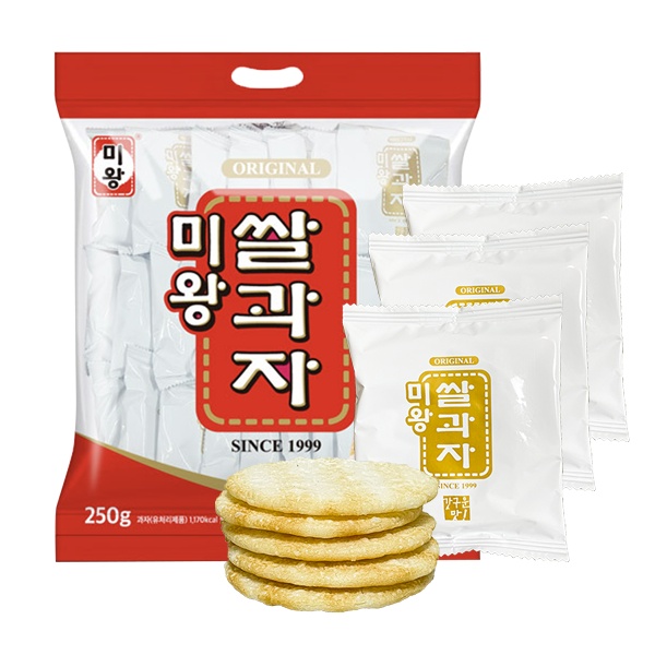 대용량 미왕 쌀과자 270g 에너지바 엉클팝 그래놀라 티몬