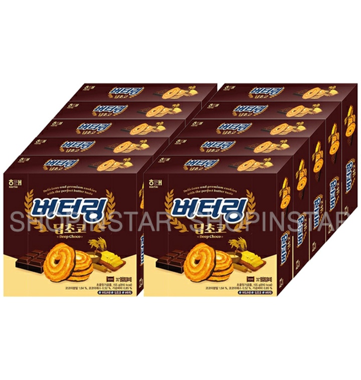해태 버터링 딥초코 155g 신상 과자 초코 스낵 10개 티몬