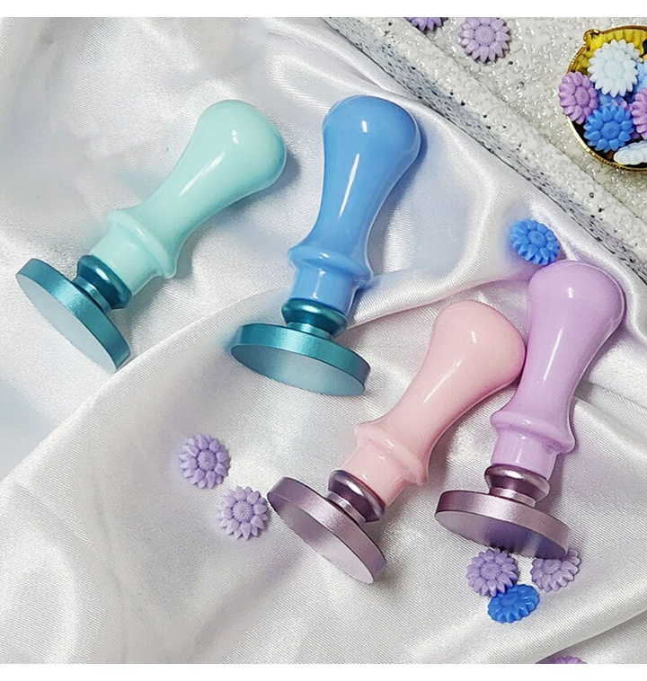 파스텔 실링 왁스 스탬프 청첩장 도장 씰 웨딩 다꾸 결혼식 다이어리 미니 씰링 인장 편지 봉인 엽서 데코 티몬