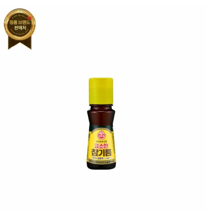 오뚜기 고소한 참기름 55ml 병 티몬
