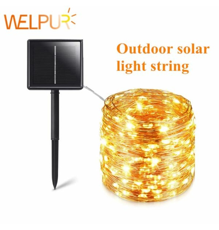 태양열정원등 태양광정원등 Led 야외 조명등 태양광 스트링 요정 조명 12m 100led 32m 300 티몬