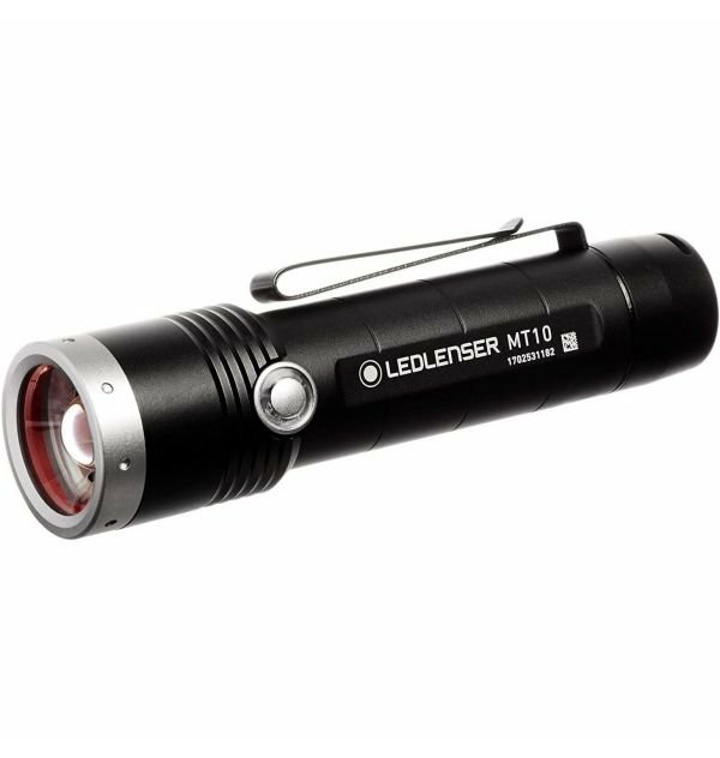 Ledlenser Mt10 충전식 핸드헬드 손전등 고출력 Led 1000루멘 랜야드 및 칼집 아웃도어 시리즈 티몬