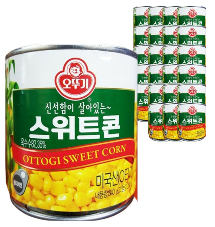 오뚜기 스위트콘 옥수수통조림 340g X24개 리뷰 특정가 티몬
