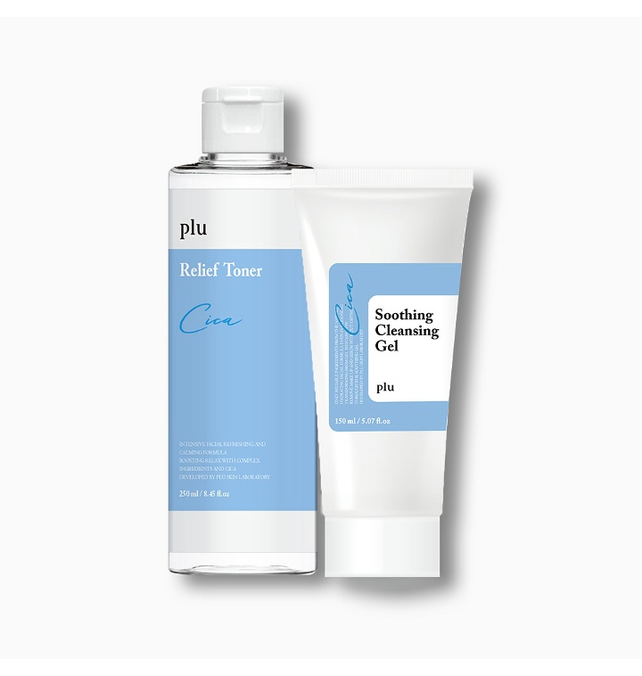 플루 시카 클렌징 젤 150ml 릴리프 토너 150ml 2종 세트 티몬