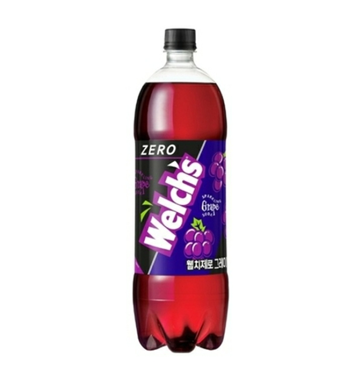 웰치스 제로 포도 1 5l X 12펫 제로칼로리 탄산음료 음료수 티몬